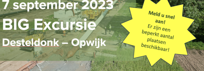 BIG Excursie naar Desteldonk - Opwijk - BIG in Pipelines